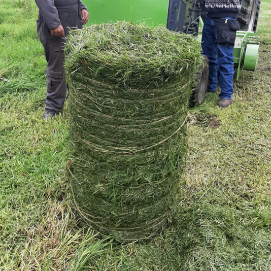 Tractor Mounted Rice Straw Corn Silage Packing Mini Round Hay Baler ...