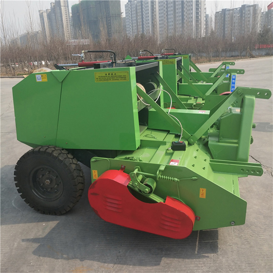 Tractor Mounted Rice Straw Corn Silage Packing Mini Round Hay Baler ...
